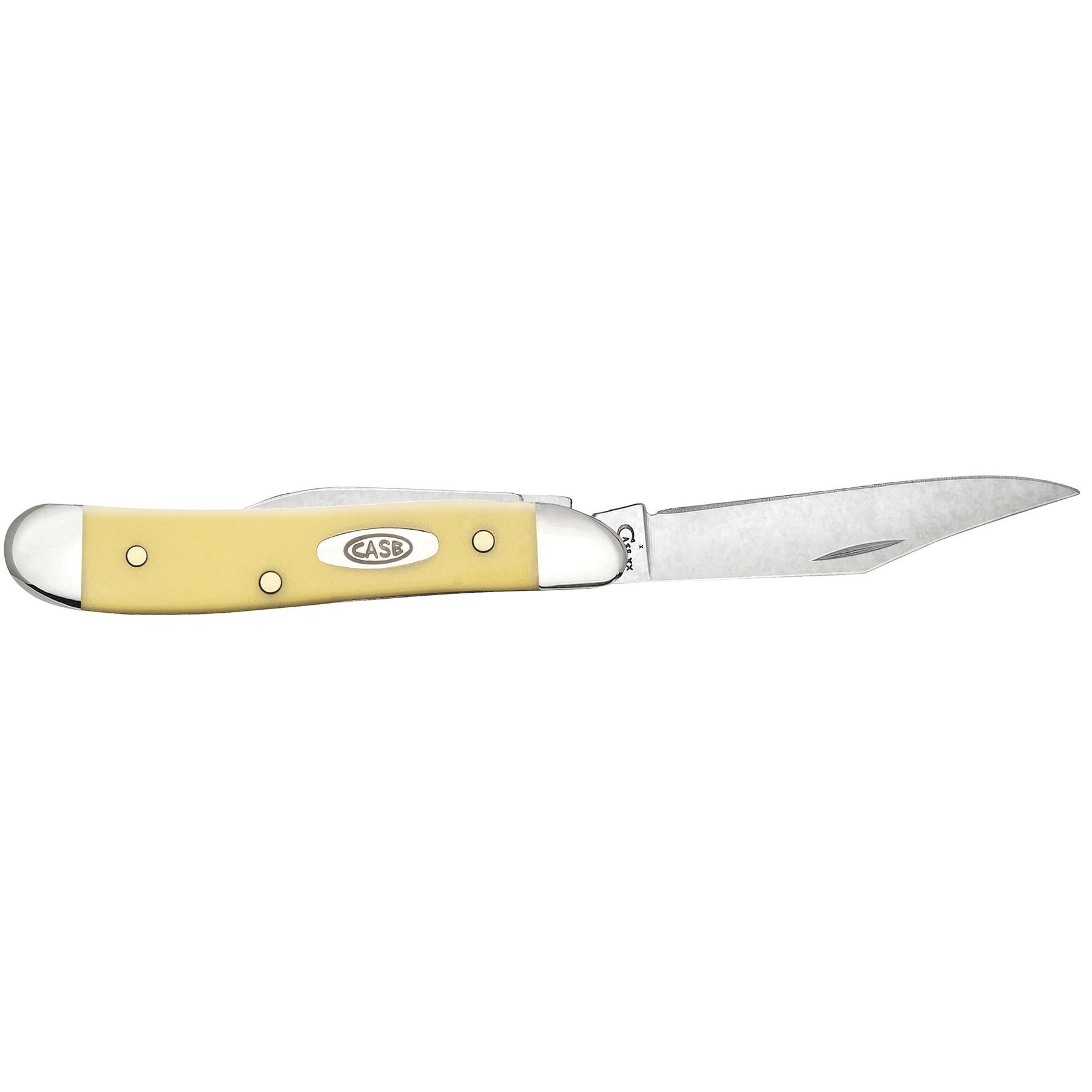 CASE® XX 00030 Peanut Knife, 2 -Blade, Clip Point, Pen Blade, 1.53 in ...