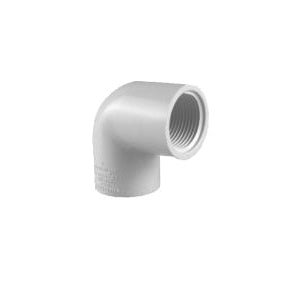 Charlotte Pipe PVC 02302 0600HA Elbow, 1/2 in FNPT x 1/2 in FNPT, PVC ...