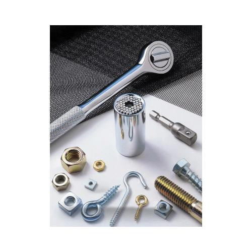 Gator-Grip® ETC-200 Socket Set, 3/8 in Drive, System of Measurement: I ...