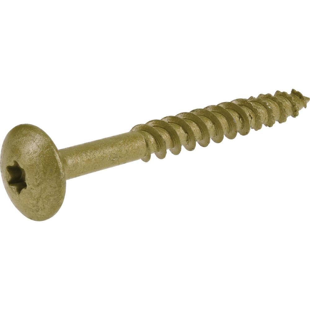 PowerPro® 47869 Exterior Construction Lag Screw, Carbon Steel, Epoxy-C ...