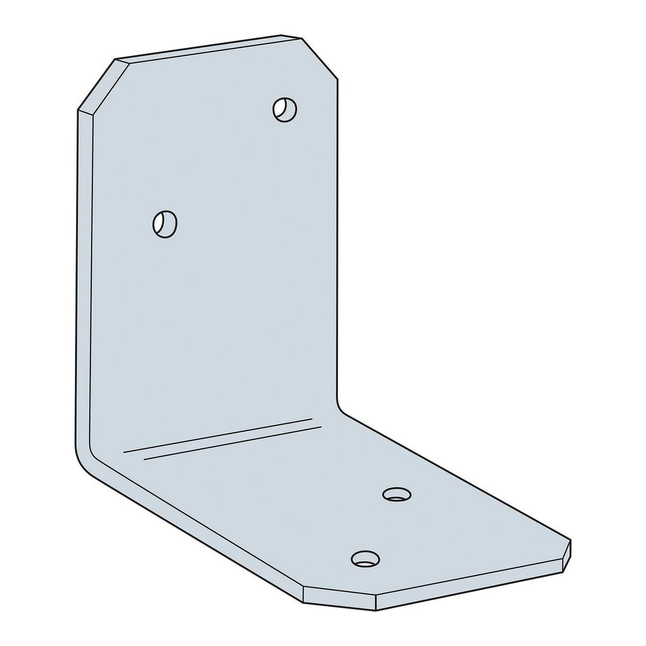 Simpson Strong-Tie® A Series A21 Framing Angle, 1-3/8 in L, 2 in W, 90 ...