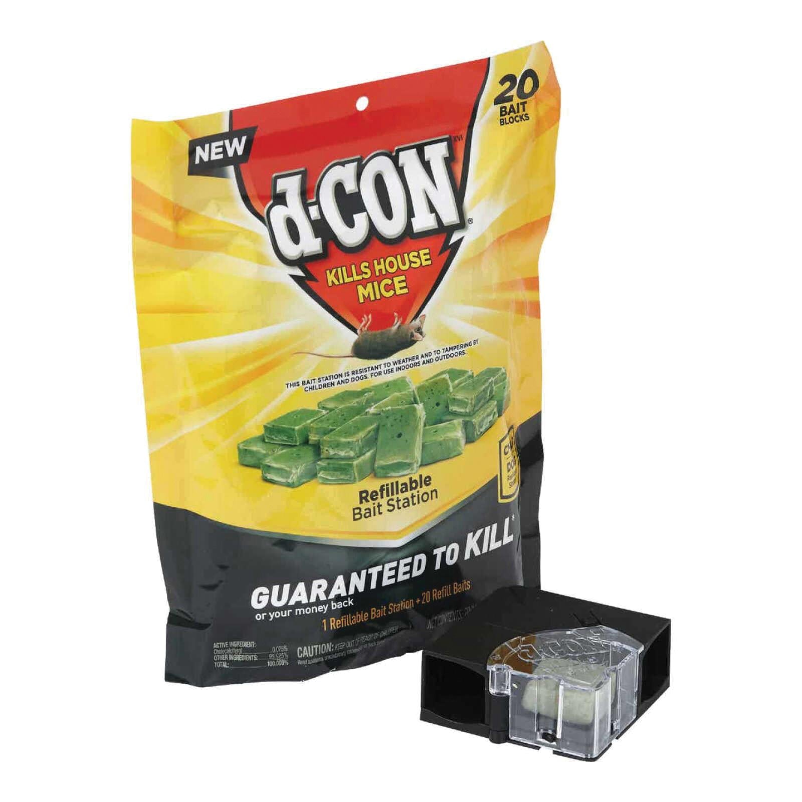 d-CON® 1920098345 Refillable Mouse Bait Station, 0.7 oz Bait – Jackson ...